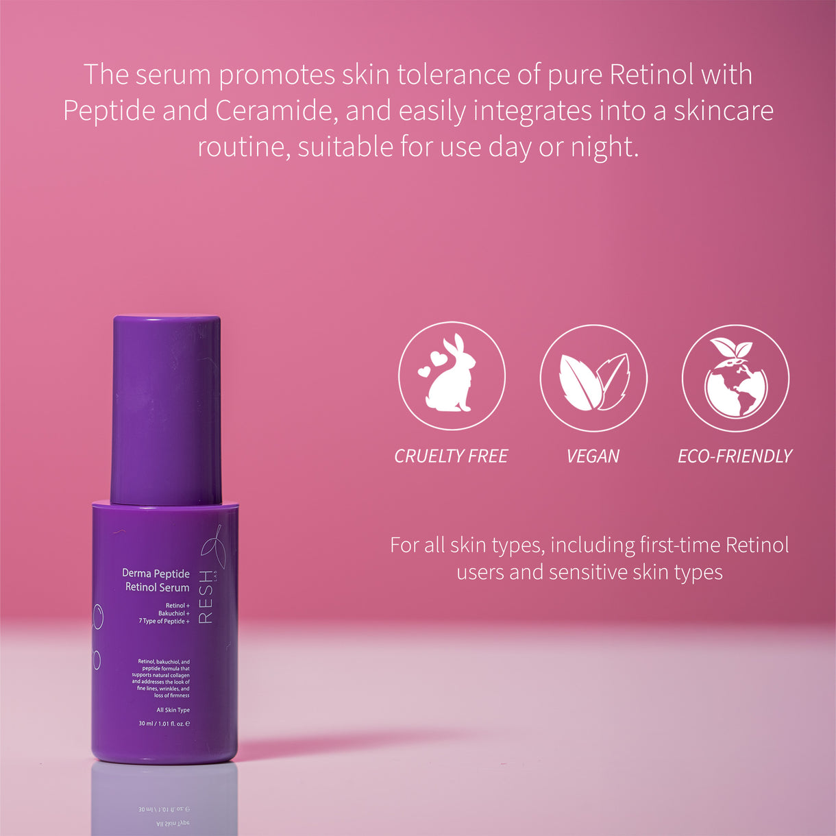 RESH LAB | Derma Peptide Retinol Serum